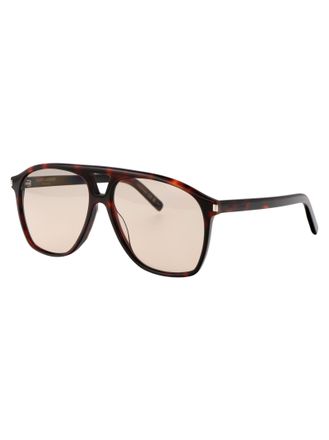 Saint Laurent Womens Sunglasses Sl596 Dune Havana Acetate Brown