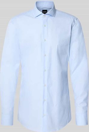 HUGO BOSS Slim Fit Freizeithemd aus reiner Baumwolle mit extra langem Arm Modell H-HANK-SP