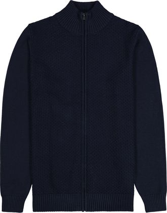 Garcia Garcia Herren Cardigan Knit Strickjacke, Dark Moon, Small