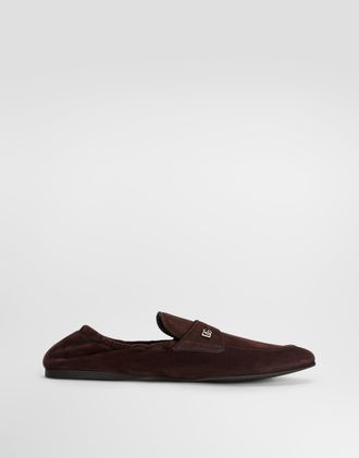 Dolce & Gabbana Slipper Aus Kalbsleder - Mann Driver Und Mokassins Brown 43.5