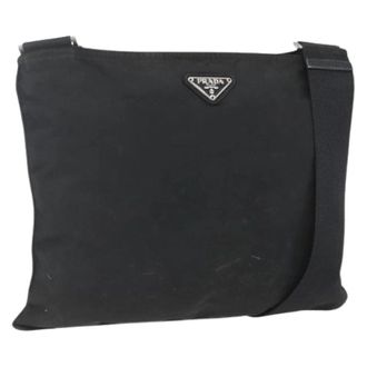 Prada Pre-owned Vintage Nylon Schultertasche - - Pre-owned - Damen - Schwarzk - ONE SIZE