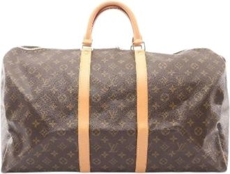 Louis Vuitton unisex, Pre-owned, Brun, Taille: ONE Size Keepall 55 Monogram Boston Bag Pre-owned