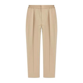 Ami Homme, Pantalons, Beige, Taille: XL Pantalon &agrave; Taille &Eacute;lastiqu&eacute;e