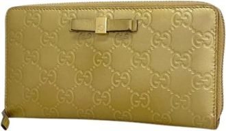 Gucci Pre-owned Long wallet (bi-fold) - - Pre-owned - Damen - Gelb - ONE SIZE