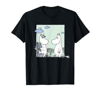 Moomin troll & Snorkmaiden Love Blumenpfl&uuml;cken T-Shirt