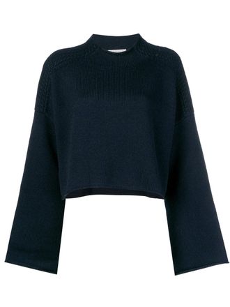 J.W.Anderson pull &agrave; d&eacute;tails torsad&eacute;s - Bleu