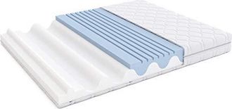 Amazon Basics Amazon Marke - Movian - Hypoallergene und formstabile 2-in-1 Matratze (H3 und H4), 90 x 190 x 20 cm