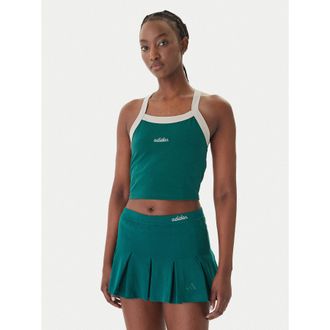 adidas Top Seasonal Essentials Colorpop JZ0195 Gr&uuml;n Slim Fit
