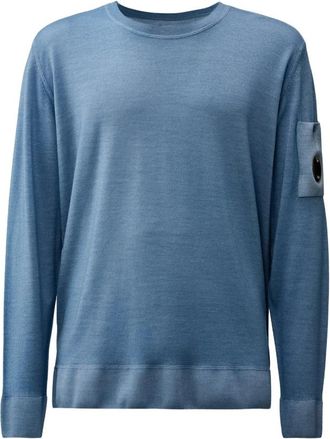 C.P. Company Rundhals-Strick - - Knitwear - Herren - Blau - S
