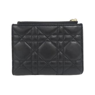 Dior Pre-owned Lady Dior Lambskin Wallet - - Pre-owned - Damen - Schwarzk - ONE SIZE