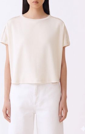 Fabiana Filippi T-Shirt FABIANA FILIPPI Damen Farbe Butter