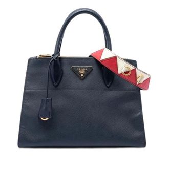 Prada Pre-owned Vintage Satchel - Femme - Pre-owned - Bleu - Taille: ONE Size