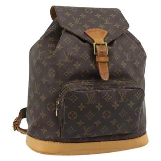Louis Vuitton Pre-owned Montsouris GM Rucksack - - Pre-owned - Damen - Braun - ONE SIZE