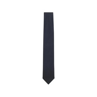 HUGO BOSS Homme, Accessoires, Bleu, Taille: ONE Size Cravate habill&eacute;e &agrave; motif jacquard