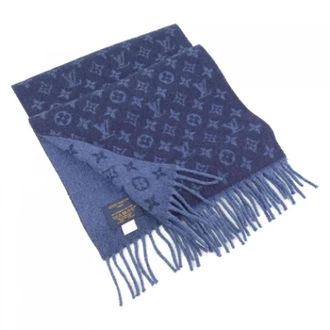 Louis Vuitton unisex, Pre-owned, Bleu, Taille: ONE Size Shawl Pre-owned