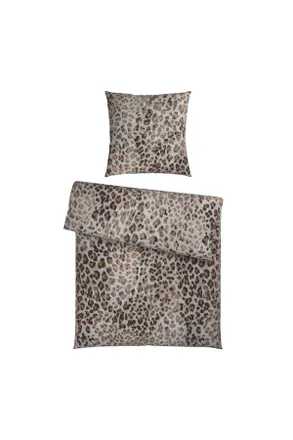 Dieter Knoll Collection Bettw&auml;sche, Braun, Textil, 135x200 cm, pflegeleicht, hautfreundlich, Schlaftextilien, Bettw&auml;sche, Bettw&auml;sche, Flanell-Bettw&auml;sche