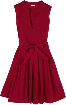 Oltre Femme, Robes, Rouge, Taille: 44 FR Robe &eacute;vas&eacute;e en popeline
