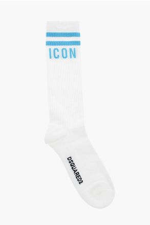 Dsquared2 ICON Long Socks with Contrasting Monogram size 42