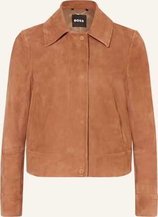HUGO BOSS Lederjacke Samaro rot
