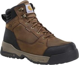 Carhartt Work in Progress Force Hd Bottes de travail imperm&eacute;ables &agrave; bout composite 6 pour homme, marron, 7 Wide