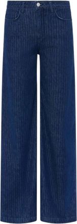 L'agence Wide Jeans - Femme - Jeans - Bleu - Taille: 56 FR