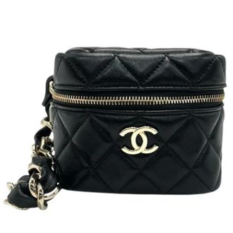 Chanel Pre-owned Sac bandouli&egrave;re Matelass&eacute; Mini - Femme - Pre-owned - Noir - Taille: ONE Size