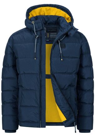 Indicode Winterjacke Herren INCoolios Jacke Winter Herrenjacke Warme Herren Steppjacke mit Kapuze