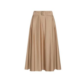 Marella Femme, Jupes, Beige, Taille: 38 FR Jupe Midi