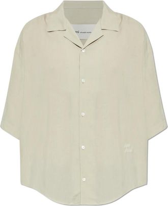 Ami Homme, Chemises, Beige, Taille: XL Chemise Coupe Asym&eacute;trique