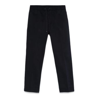 Moncler Blaue Jogginghose mit Kordelzug und Taschen - - Trousers - Herren - Blau - XL