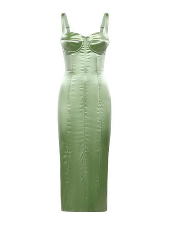 Dolce & Gabbana Knielanges Kleid - Gr&uuml;n