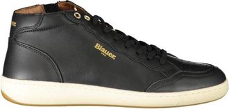 Blauer Homme, Chaussures, Noir, Taille: 41 EU Chaussure de sport montante avec lacets et fermeture &eacute;clair lat&eacute;rale