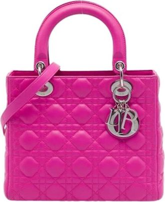 Dior Pre-owned Lady Dior - Femme - Pre-owned - Rose - Taille: ONE Size