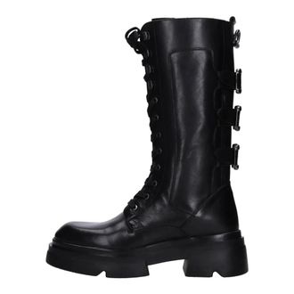 Emanuelle Vee Leder-Stiefeletten - - Shoes - Damen - Schwarzk - 36 EU