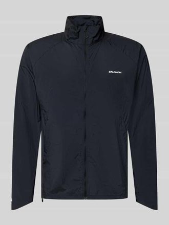 Salomon Jacke mit Stehkragen und Logo