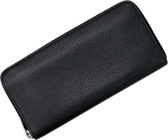 Saint Laurent Portefeuille long (bi-pli) Pre-owned - Homme - Pre-owned - Noir - Taille: ONE Size