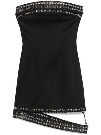 Ludovic de Saint Sernin robe Lucinda Bustier à coupe courte - Noir