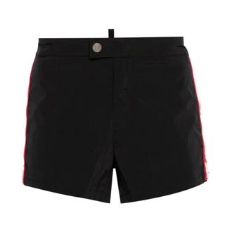 Dsquared2 Side Logo Badeshorts - - Swimwear - Herren - Schwarzk - M
