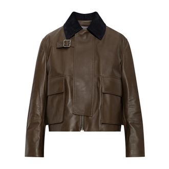 Loewe Parka Courte - Femme - Vestes - Brun - Taille: 38 FR