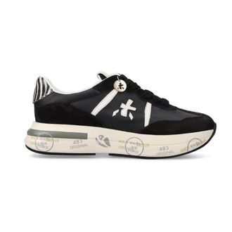 Premiata Schwarze Sneakers mit Zebra-Print - - Shoes - Damen - Schwarzk - 39 EU