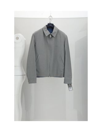 Dior Mens Jacket Grey Viscose