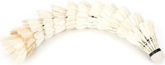 Generic Dioche Badminton Birdies Feather 12er-Pack Wei&szlig;e Badminton-Federb&auml;lle, Geeignet f&uuml;r Outdoor-Sporttraining, Hohe Stabilit&auml;t, Haltbarkeit und Geringes G