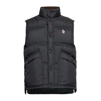 Moncler Aul Daunenweste - - Jackets - Herren - Grau - 3XL
