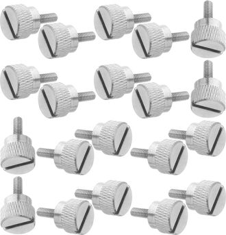 DOITOOL 20 Stück Teiliges Nähmaschinen Zubehör Set Presser Foot Daumenschrauben für Industrielle und Haushaltsnähmaschinen Stabile Befestigung Schneller Fußwe