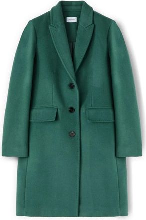 Motivi Femme, Manteaux, Vert, Taille: 44 FR Manteau en maille m&eacute;lange de laine