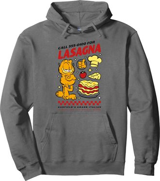 Garfield Lasagne Lover Italian Monday Blues Classic Remedy Pullover Hoodie