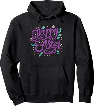BDAZ Frohe Ostern, Design: Rosa, Blau, Violett Pullover Hoodie