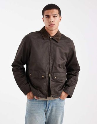 Jack & Jones Veste cirée - Marron-Brown