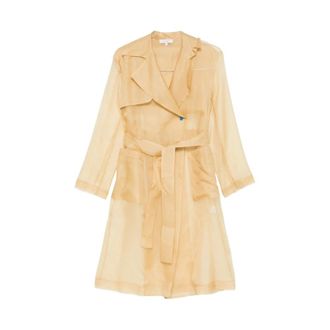 Antonelli Femme, Manteaux, Beige, Taille: 38 FR Imperm&eacute;able Beige &agrave; Double Boutonnage