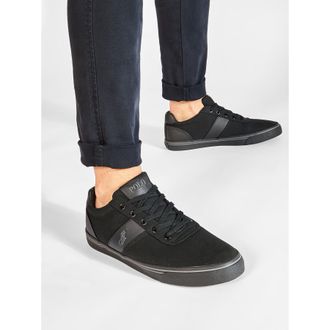 Polo Ralph Lauren Sneakers aus Stoff Polo Ralph Lauren Hanford A85 Y2139 C0225 W020K 816176919C43 Schwarz